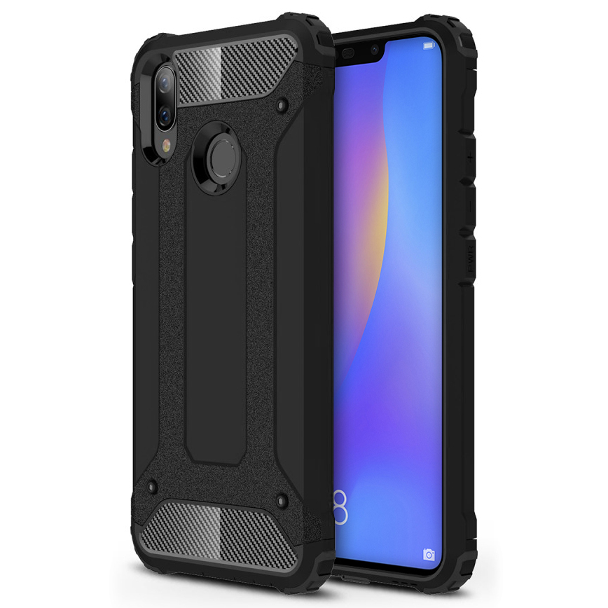 Military Defender Shockproof Case for Huawei Nova 3i (Black)